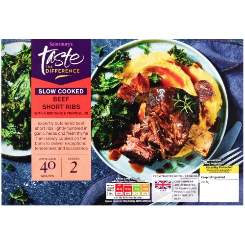 Sainsbury's Slow Cooked Expertly Butchered British Beef Short Rib on ...